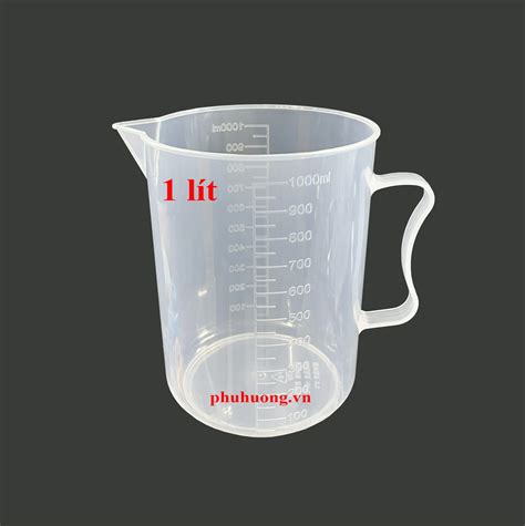 Ca đong Nhựa Có Vạch Chia 1 Lít Nhựa Trong