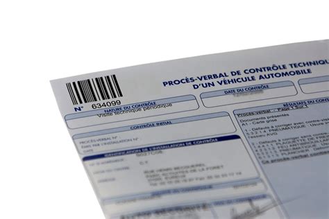 Achat voiture occasion procès verbal contrôle technique DEKRA