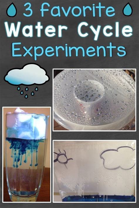 Water Cycle Rain Cycle Science Experiments And Craftivity Lessons