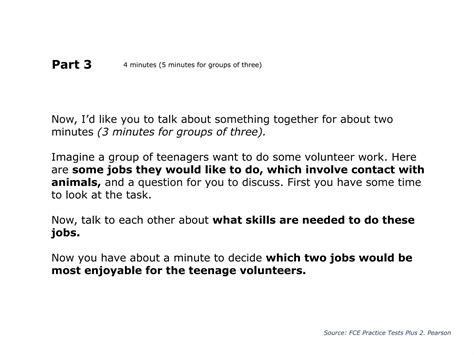 Fce Part 3 And 4 Ppt