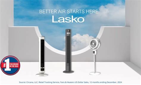 Lasko Elevates Home Cooling With Three New Fans Featuring Modern