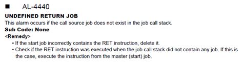 DX100 ALARM CODE 4440 UNDEFINED RETURN JOB Yaskawa Motoman