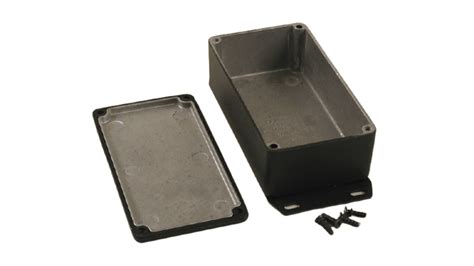 1590wn1fbk Hammond 1590 Series Black Die Cast Aluminium Enclosure