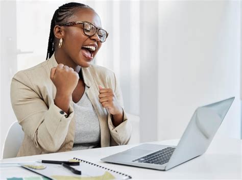Premium Photo Success Is What I Deserve Shot Of A Young Businesswoman
