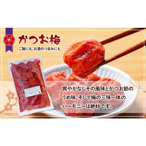 ふるさと納税 加工品等 梅干 和歌山県 白浜町 訳ありつぶれ梅干し かつお 800g 1パック 塩分 8％ 5838812 ふるさと