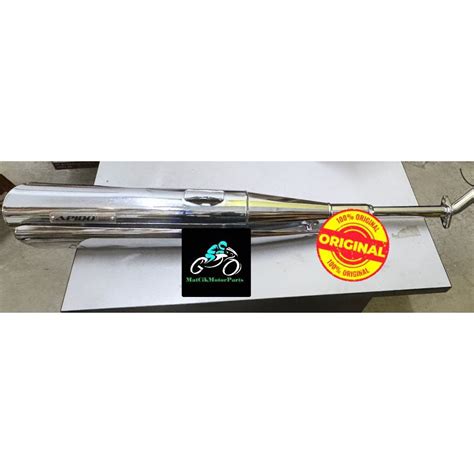APIDO HONDA WAVE STD OPEN RACING EXHAUST BIG HOLE EKZOS EXHAUST MUFFLER APIDO Shopee Malaysia