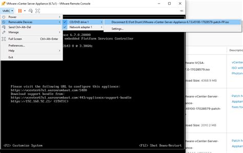 Update VCenter Server Appliance VCSA Bits And Bytes