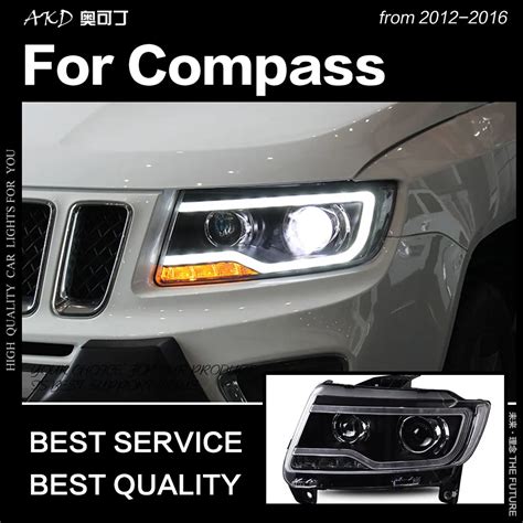 Akd Car Styling For Jeep Compass Headlight 2012 2016 Compass Led