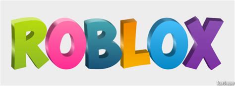 Roblox Efecto De Texto Y Diseño De Logotipos Red Social