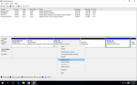 Easy Step To Extend System Partition On Windows Server