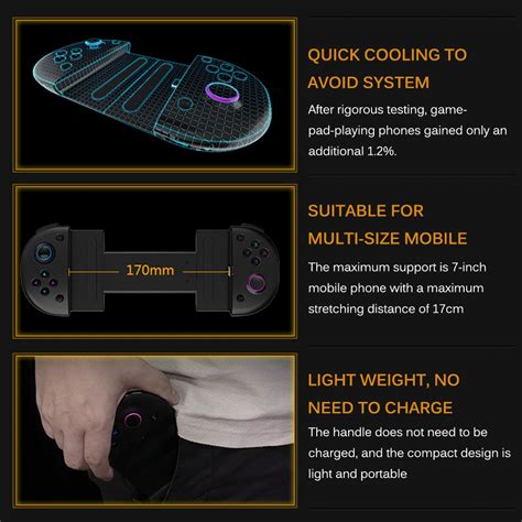 Mini Game Controller With Type C Fast Charging Te Grandado