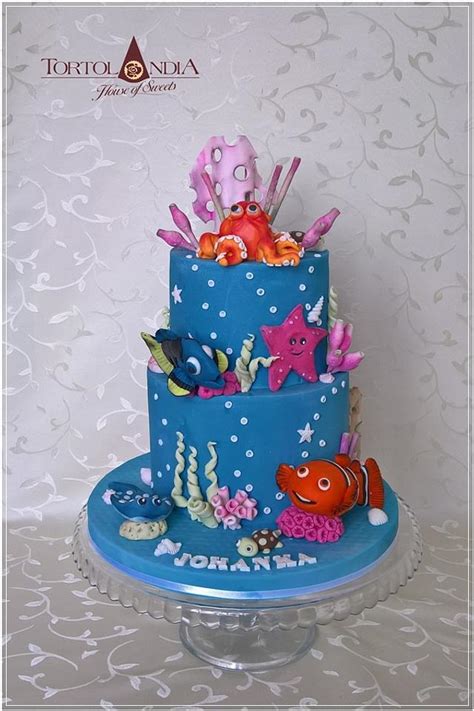 Nemo And Dory Decorated Cake By Tortolandia Cakesdecor