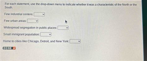 Solved For Each Statement Use The Drop Down Menu To Indicate Whether