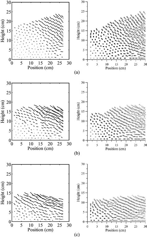 Collective Particle Trajectories At Different Stages A T 0 01 S
