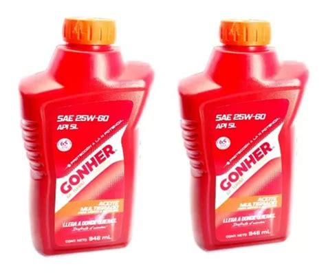 Aceite Mineral Gonher Alto Kilometraje W Pack Mercadolibre