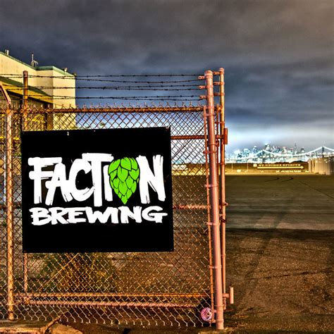 Faction Brewing Sign