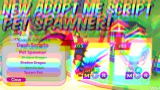 New Adopt Me Script Pet Spawner Pastebin Link Direct Link Latest Update