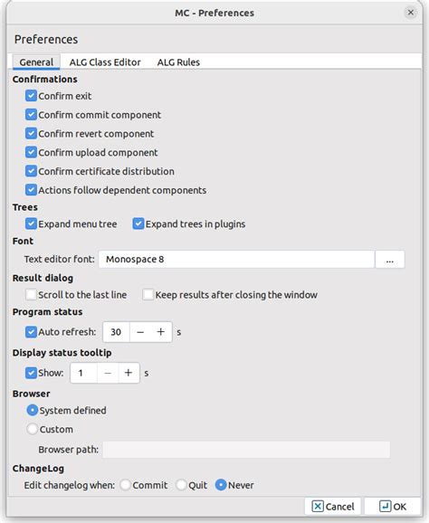3231 Procedure Configuring General Mc Preferences Proxedo