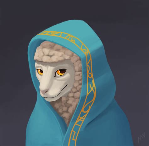 372196 Safe Artisthnw Oc Oc Only Bovid Caprine Mammal Sheep