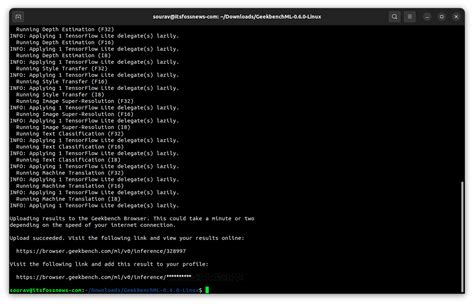 geekbench ml benchmark app adds linux desktop support