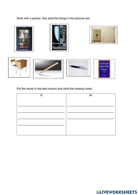 Spelling Classr Free Interactive Worksheets 1303227