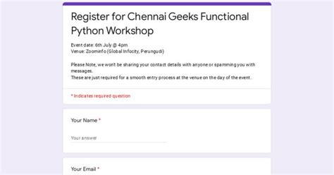 Magesh S On Linkedin Register For Chennai Geeks Functional Python Workshop