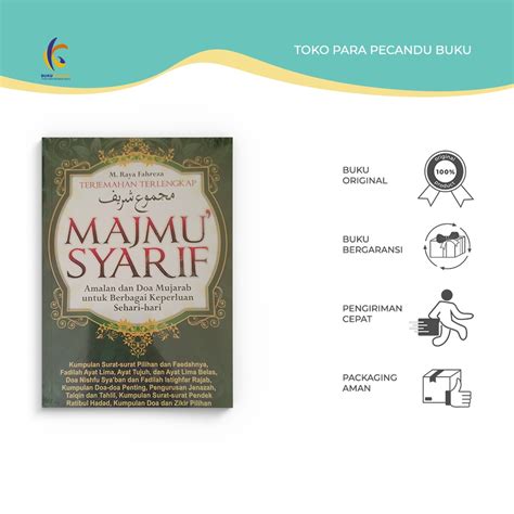 Jual Buku Bacaan Pengembangan Diri Terjemahan Terlengkap Majmu Syarif