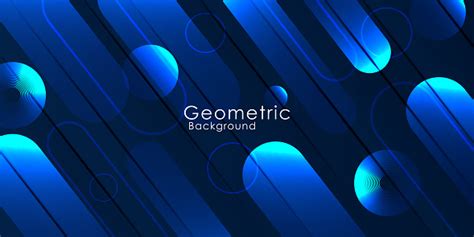 추상 파란색 그라데이션 기하학적 모양 배경 현대 미래 배경 3차원 형태에 대한 스톡 벡터 아트 및 기타 이미지 3차원 형태 개념 곡선 Istock