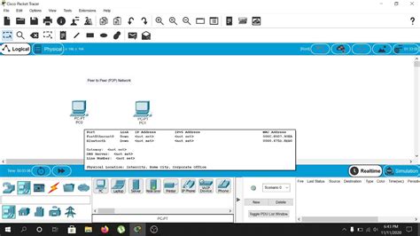Packet Tracer Lab1 Ccna Peer To Peer P2p Lan Network Urdu Hindi