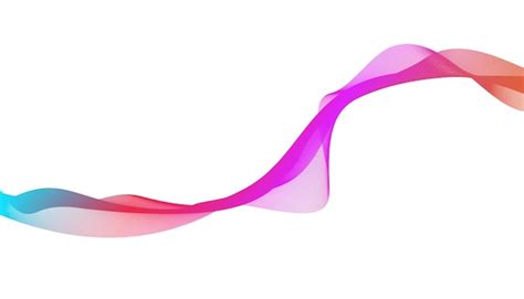 Premium Vector Waves Background Template Colorful Waves Element For