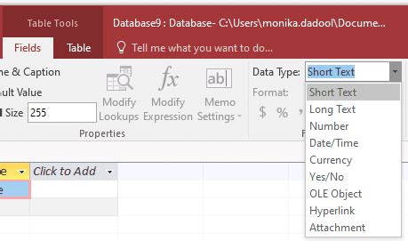 How To Fix MS Access Error Invalid Field Data Type