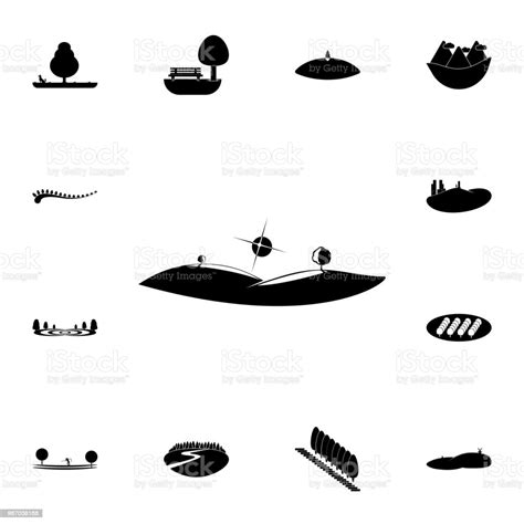 힐스 아이콘입니다 공원 및 가로 아이콘의 자세한 설정 합니다 프리미엄 품질 그래픽 디자인 부호입니다 웹사이트 웹 디자인 모바일 응용 프로그램 모음 아이콘 중 하나 0명에