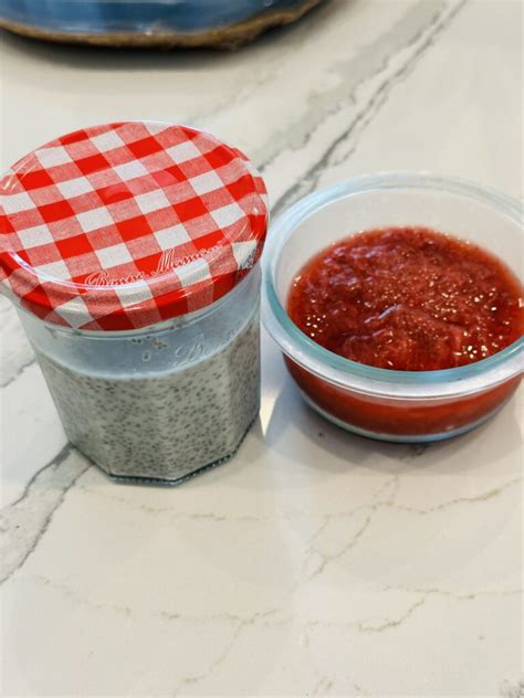 Strawberry Rhubarb Chia Seed Pudding Modern Empty Nester