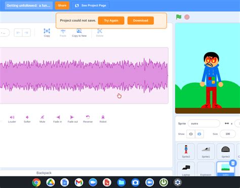 Cannot Save Project Discuss Scratch