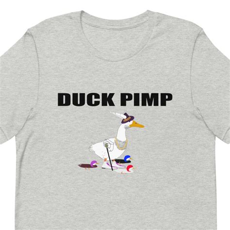 Duck Pimp Tee Shirt Etsy
