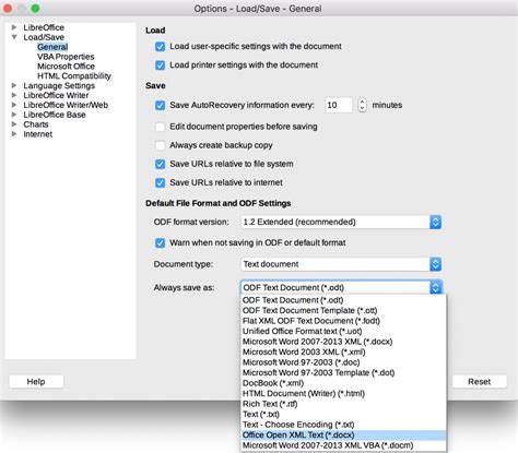 OpenDocument Formats