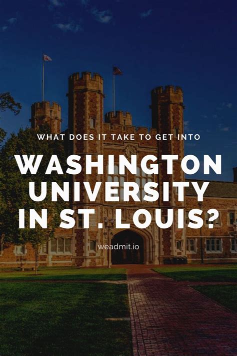 From Campus Quality To Academic Programs Washington University In St