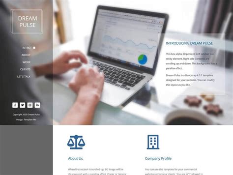 Best Free Minimal HTML Website Templates Download Now