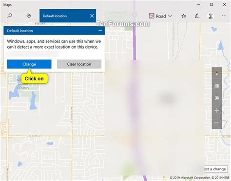 Set Change Or Clear Default Location For Windows 10 PC Tutorials