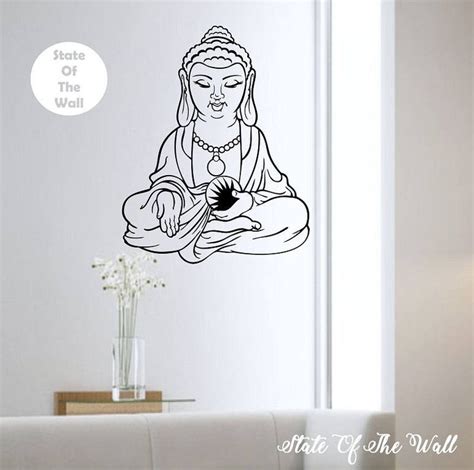Buddha Version 101 Vinyl Wall Decal Sticker Art Decor Bedroom Etsy