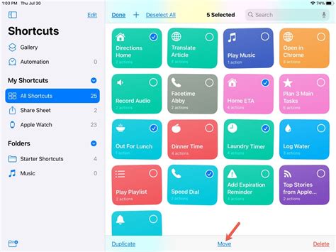 How to create and use folders in Shortcuts app on iPhone & iPad