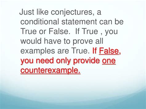 PPT Geometry Big Idea Analyze Conditional Statements PowerPoint