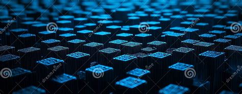 A 3d Rendering Of A Cube Forming An Abstract Geometric Background Representing A Technology