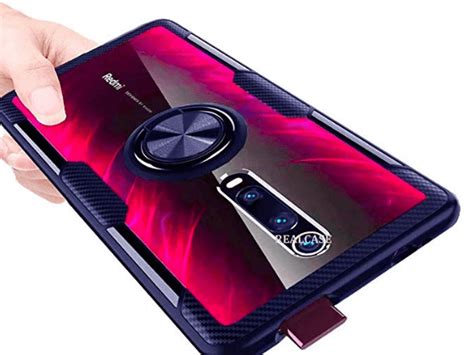 Redmi K20 Pro Premium Ring Holder Cover Red Blue Black GearWale Com