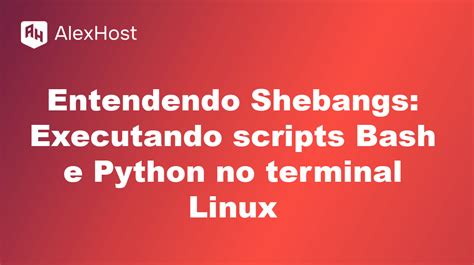 Entendendo Shebangs Executando Scripts Bash E Python No Terminal Linux ⋆ Alexhost Srl