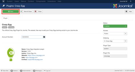 Github Crazyegginccrazyegg Joomla Plugin The Official Crazy Egg