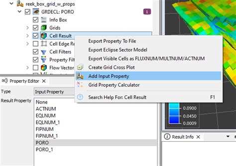 Appending Additional Properties Resinsight