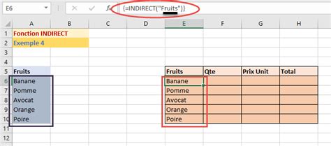 ᐉ Utiliser La Fonction Indirect Sos Excel