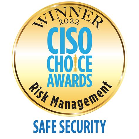 Safe Security Risk Management Ciso Choice Awards 2022 Security Current
