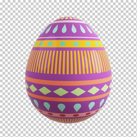 Premium Psd Easter Egg Isolated
